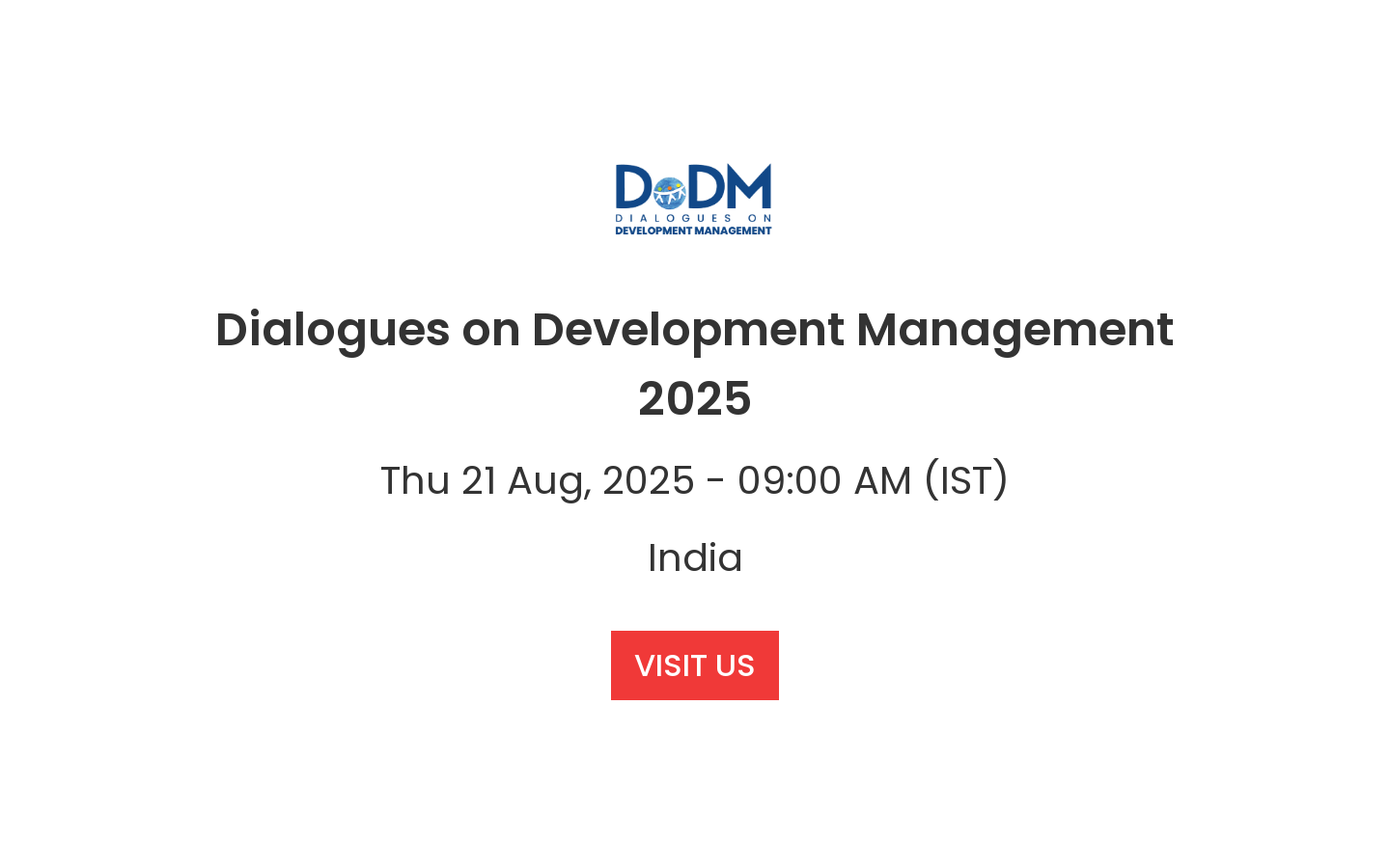 Dialogues on Development Management 2025